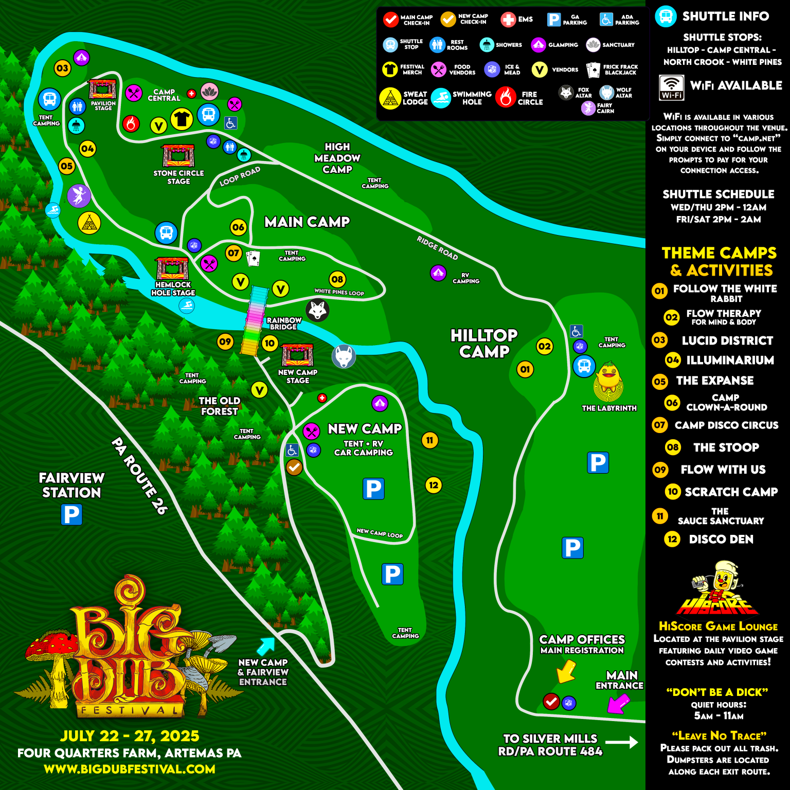Gate Time & Arrival Info – Big Dub Festival